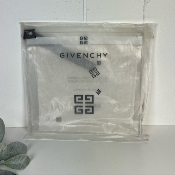 Givenchy | Bags | Givenchy Transparent Travel Zip Pouch Security Bag ...